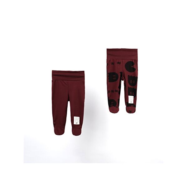 Beli Lastikli Pamuklu Pantolon 2'li