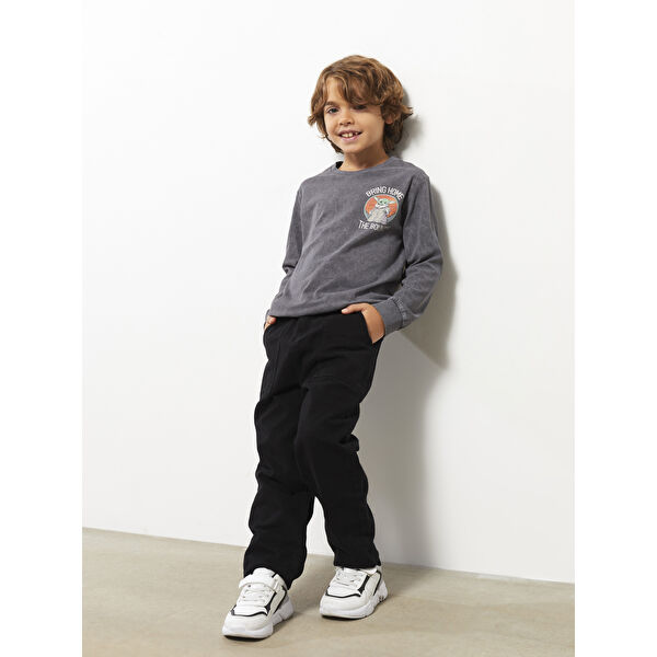 Beli Lastikli Basic Erkek Çocuk Pantolon