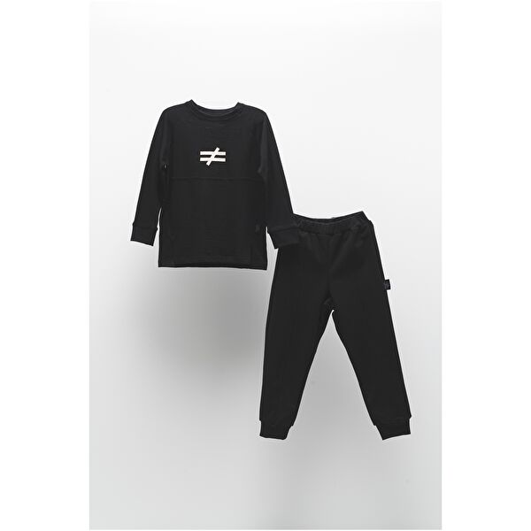 Bisiklet Yaka Unisex Çocuk 2'li Takım Bisiklet Yaka Unisex Çocuk 2'li Takım