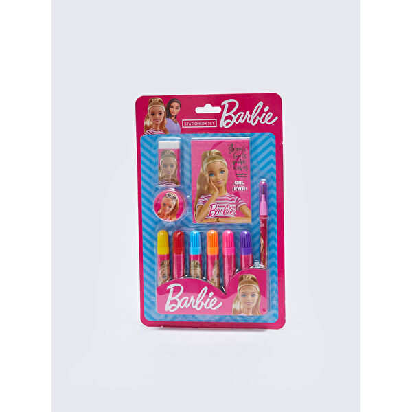 Barbie Lisanslı Çocuk Kırtasiye Seti Barbie Lisanslı Çocuk Kırtasiye Seti