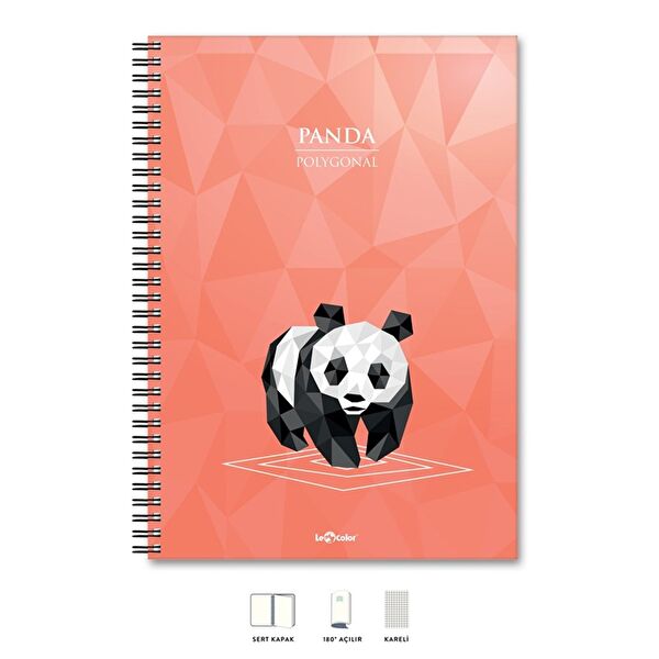 Baskılı Kareli Spiralli Defter Baskılı Kareli Spiralli Defter