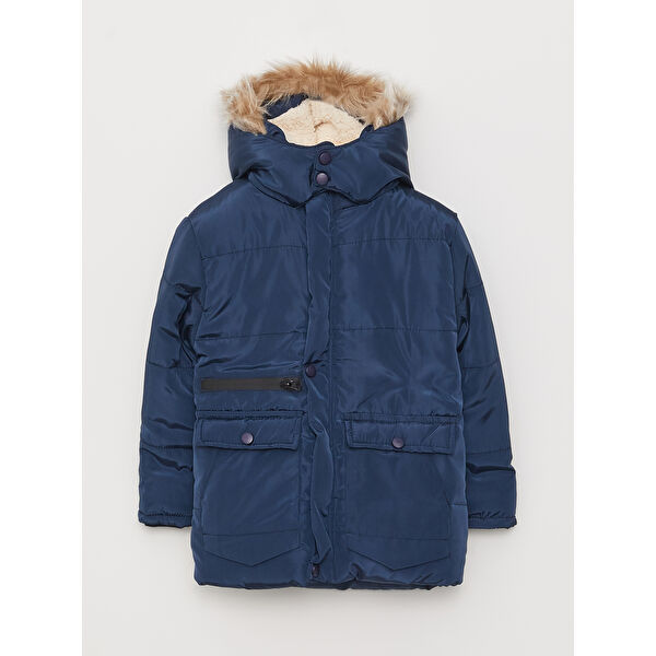 Kapüşonlu Basic Erkek Çocuk Mont Kapüşonlu Basic Erkek Çocuk Mont