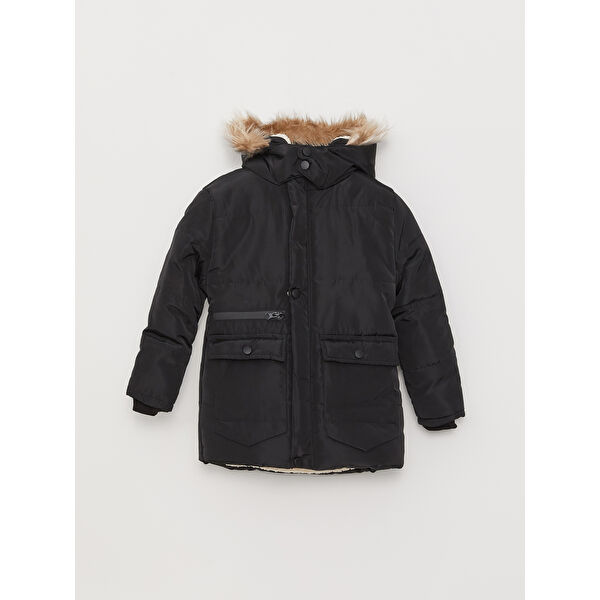 Kapüşonlu Basic Erkek Çocuk Mont Kapüşonlu Basic Erkek Çocuk Mont