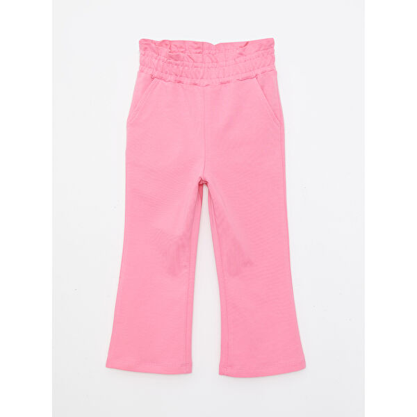 Beli Lastikli Basic Geniş Paça Kız Çocuk Eşofman Altı Beli Lastikli Basic Geniş Paça Kız Çocuk Eşofman Altı
