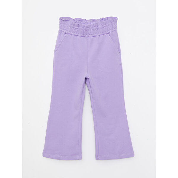 Beli Lastikli Basic Geniş Paça Kız Çocuk Eşofman Altı Beli Lastikli Basic Geniş Paça Kız Çocuk Eşofman Altı