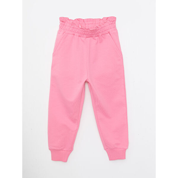 Beli Lastikli Kız Bebek Jogger Eşofman Alt Beli Lastikli Kız Bebek Jogger Eşofman Alt
