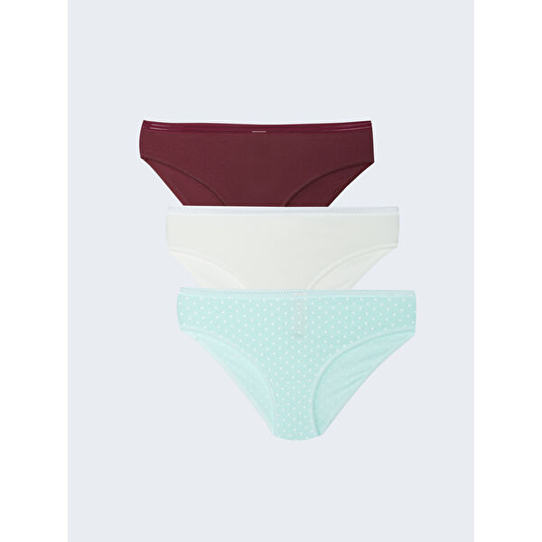 Desenli Klasik Kadın Külot 3'lü Paket Desenli Klasik Kadın Külot 3'lü Paket