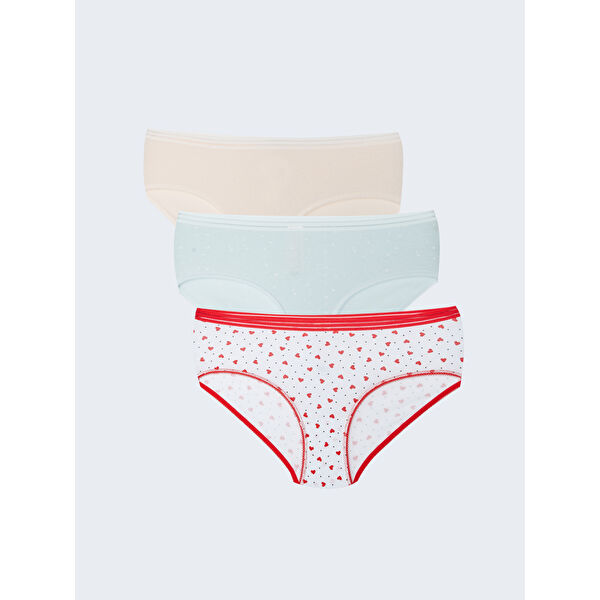 Desenli Klasik Kadın Külot 3'lü Paket Desenli Klasik Kadın Külot 3'lü Paket