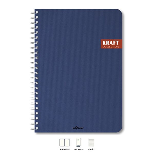 Baskılı Çizgili Spiralli Defter Baskılı Çizgili Spiralli Defter