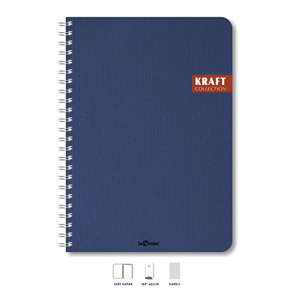 Baskılı Kareli Spiralli Defter Baskılı Kareli Spiralli Defter