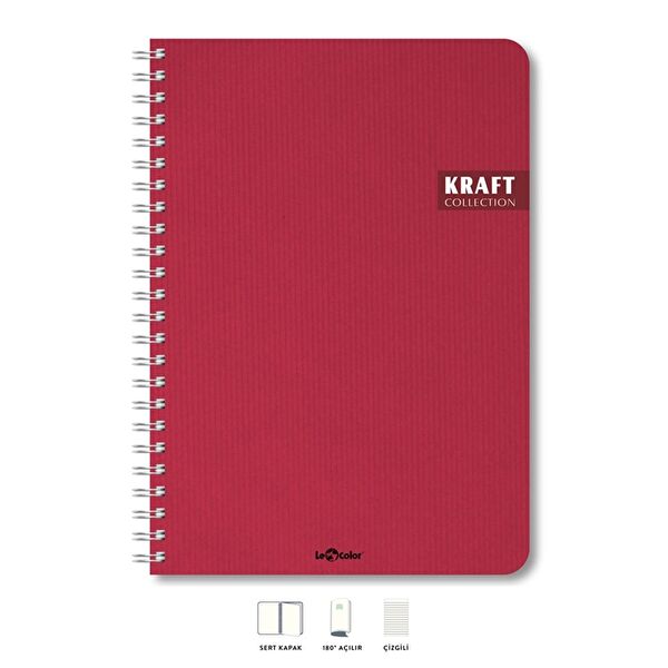 Baskılı Çizgili Spiralli Defter Baskılı Çizgili Spiralli Defter