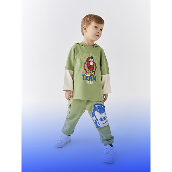 Beli Lastikli Nostaljik Maymun Baskılı Erkek Bebek Eşofman Alt Beli Lastikli Nostaljik Maymun Baskılı Erkek Bebek Eşofman Alt