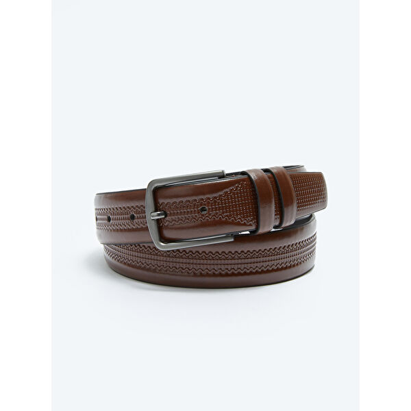 Deri Görünümlü Erkek Kemer