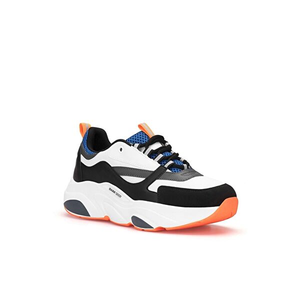 Renk Bloklu Bağcıklı Kadın Spor Ayakkabı