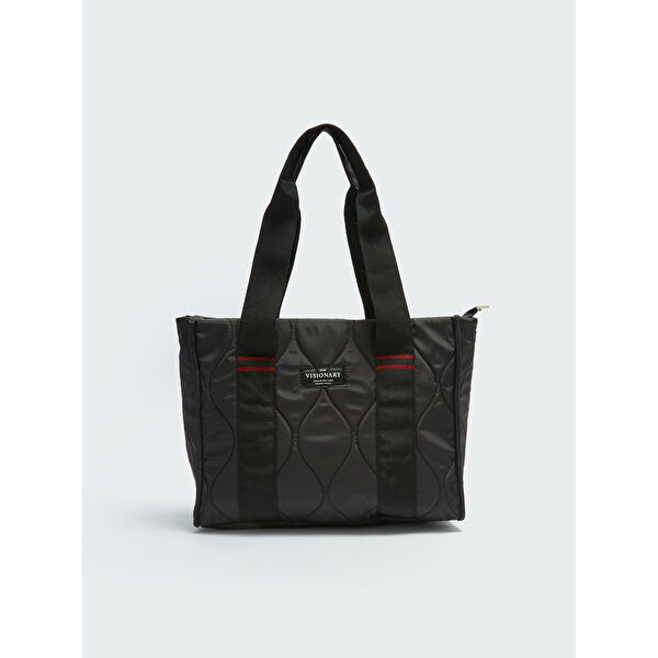 Paraşüt Kumaş Nakışlı Kadın Kol Çantası