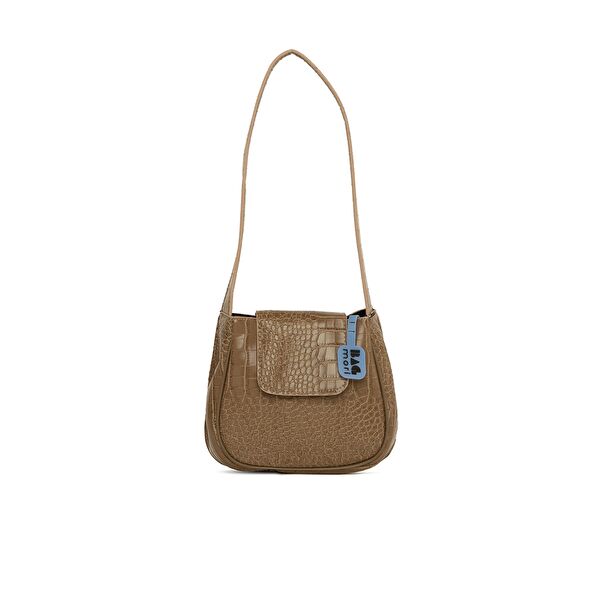 Deri Görünümlü Kadın Omuz Çantası