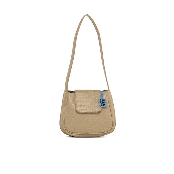 Deri Görünümlü Kadın Omuz Çantası