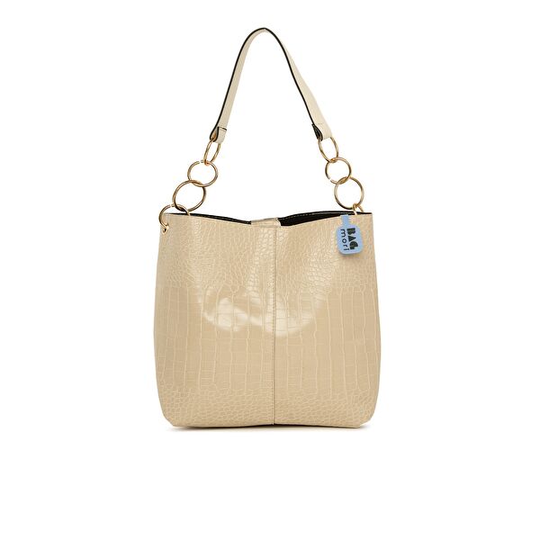 Deri Görünümlü Kadın Omuz Çantası