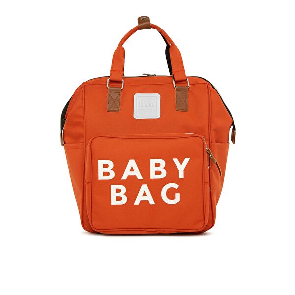 Yazı Baskılı Bebek Bakım Çantası