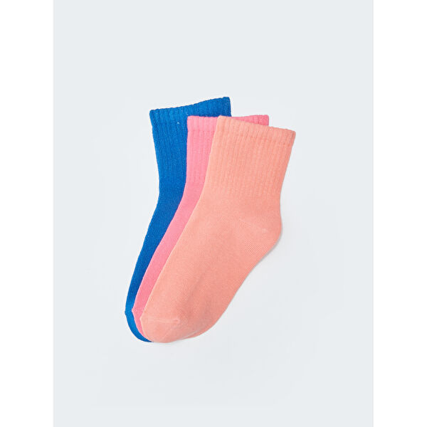 Basic Kız Çocuk Soket Çorap 3'lü Basic Kız Çocuk Soket Çorap 3'lü