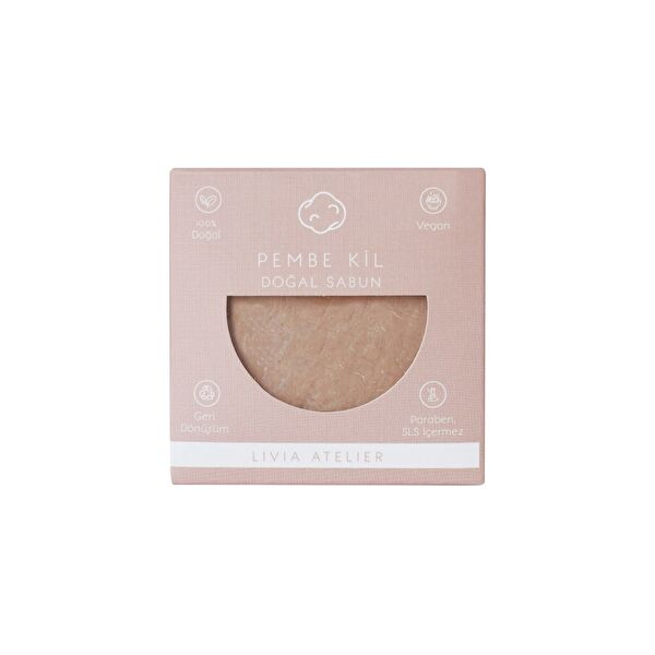 Pembe Kil Doğal Sabun Pembe Kil Doğal Sabun