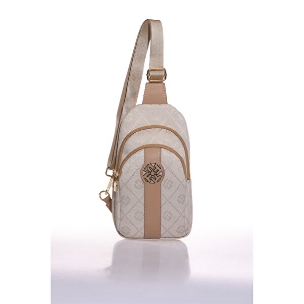 Desenli Kadın Göğüs Çantası Desenli Kadın Göğüs Çantası