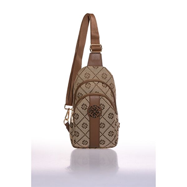 Desenli Kadın Göğüs Çantası Desenli Kadın Göğüs Çantası