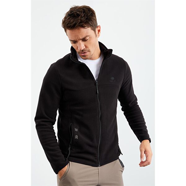 Dik Yaka Uzun Kollu Polar Erkek Spor Hırka Dik Yaka Uzun Kollu Polar Erkek Spor Hırka