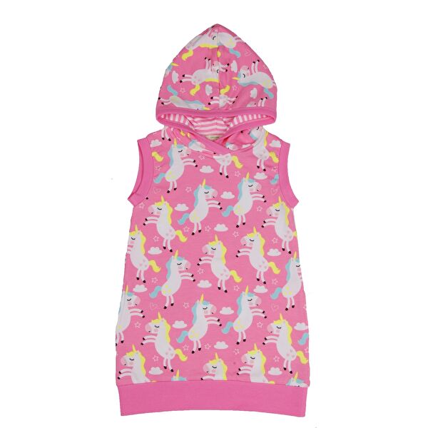 Kapüşonlu Baskılı Organik Pamuklu Kız Bebek Sweatshirt Kapüşonlu Baskılı Organik Pamuklu Kız Bebek Sweatshirt