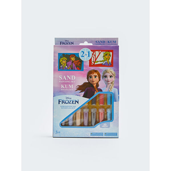 Frozen Lisanslı Kız çocuk Kum Boyama Seti Frozen Lisanslı Kız çocuk Kum Boyama Seti