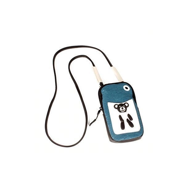 Patch Detaylı Kız Çocuk Telefon Çantası Patch Detaylı Kız Çocuk Telefon Çantası