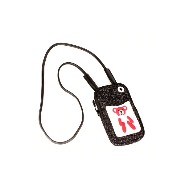 Patch Detaylı Kız Çocuk Telefon Çantası Patch Detaylı Kız Çocuk Telefon Çantası