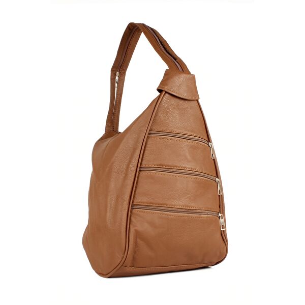 Deri Görünümlü Kadın Kol Çantası