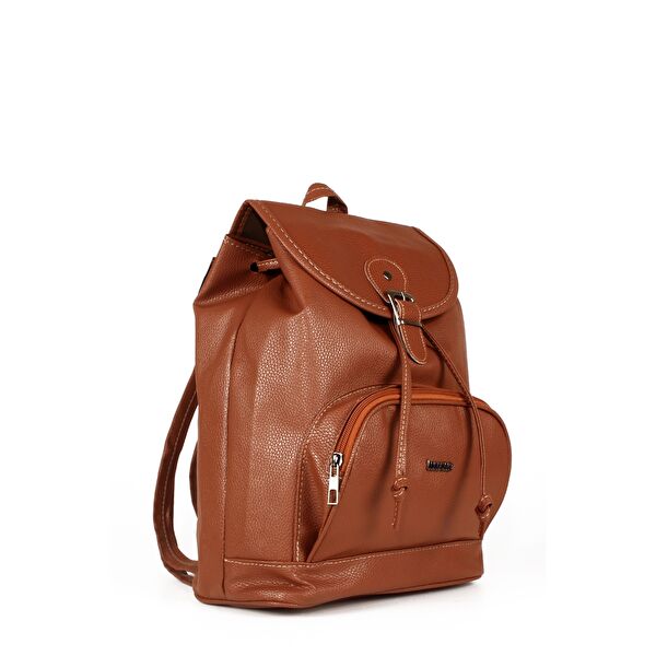 Deri Görünümlü Kadın Sırt Çantası Deri Görünümlü Kadın Sırt Çantası