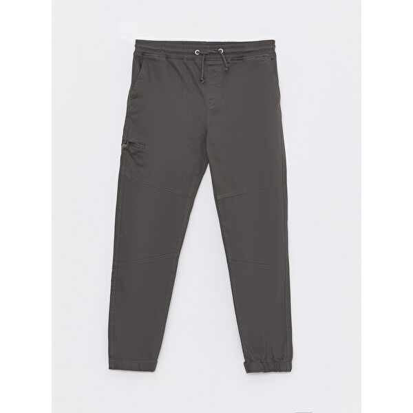 Slim Fit Gabardin Erkek Jogger Pantolon