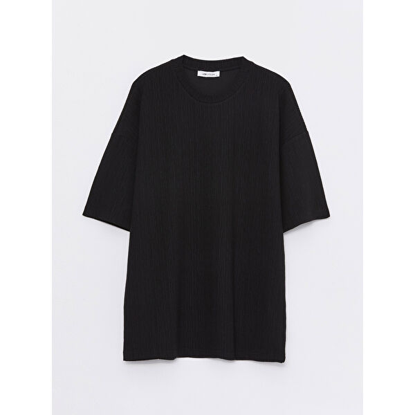 Bisiklet Yaka Kısa Kollu Basic Erkek Tişört