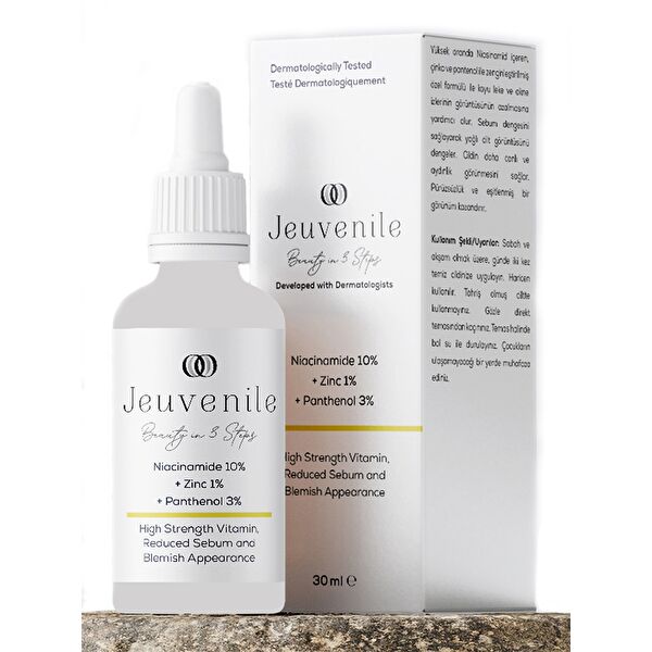 Niacinamide %10 + Zinc %1 + Panthenol %3 Cilt Serumu 30 ML Niacinamide %10 + Zinc %1 + Panthenol %3 Cilt Serumu 30 ML