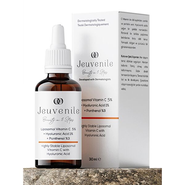 Liposomal Vitamin C %5 + Hyaluronic Acid %1 + Panthenol %3 C Vitamini Cilt Serumu 30 ML Liposomal Vitamin C %5 + Hyaluronic Acid %1 + Panthenol %3 C Vitamini Cilt Serumu 30 ML