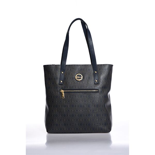 Deri Görünümlü Kadın Omuz Çantası