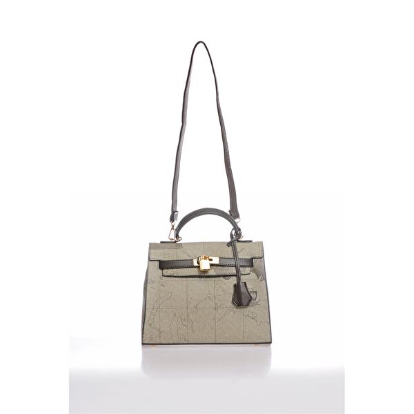 Deri Görünümlü Kadın El Çantası