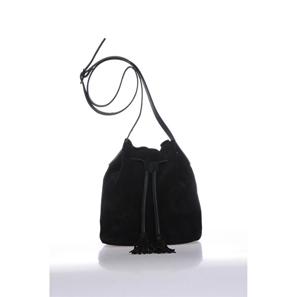 Süet Görünümlü Kadın Çapraz Çanta