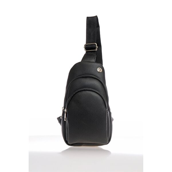 Deri Görünümlü Kadın Göğüs Çantası