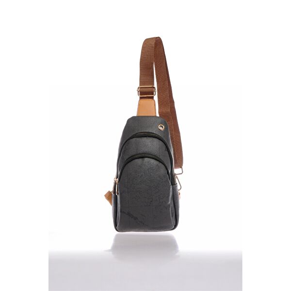 Deri Görünümlü Kadın Göğüs Çantası