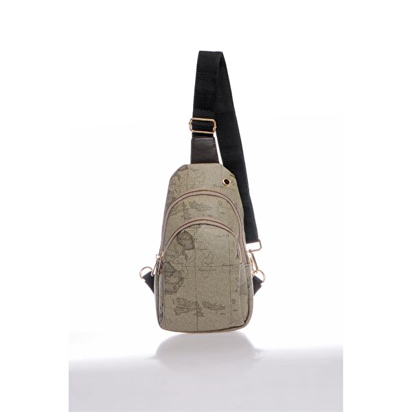 Deri Görünümlü Kadın Göğüs Çantası