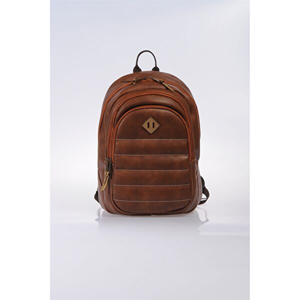 Deri Görünümlü Kadın Sırt Çantası