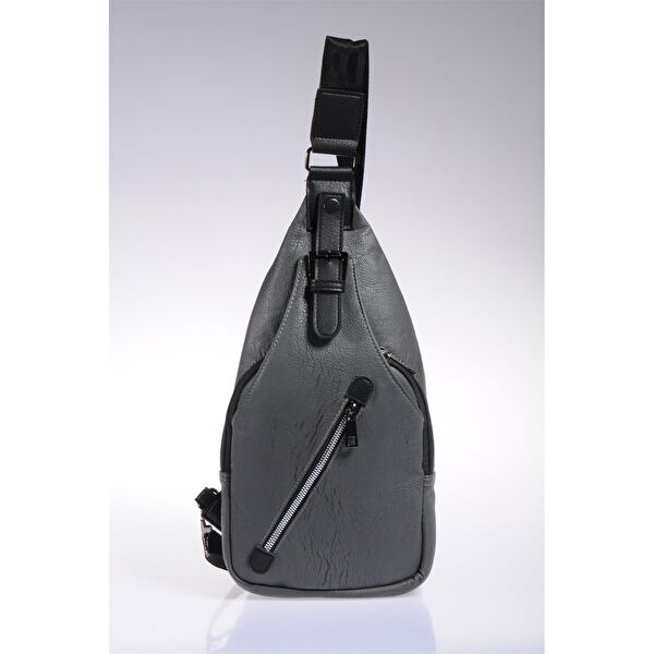 Deri Görünümlü Erkek Göğüs Çantası