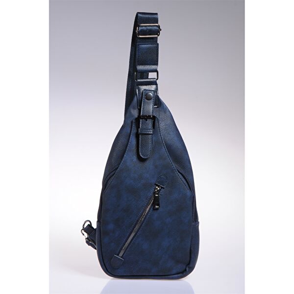 Deri Görünümlü Erkek Göğüs Çantası