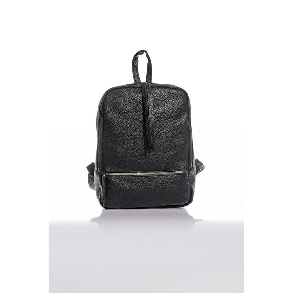 Deri Görünümlü Kadın Sırt Çantası