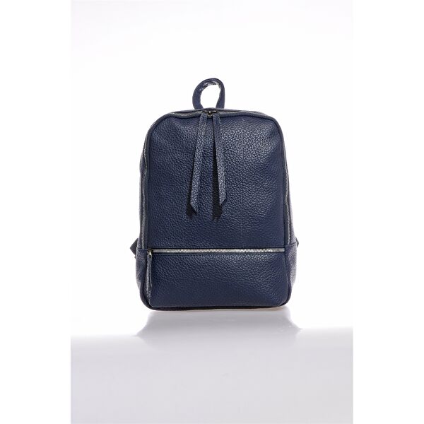 Deri Görünümlü Kadın Sırt Çantası