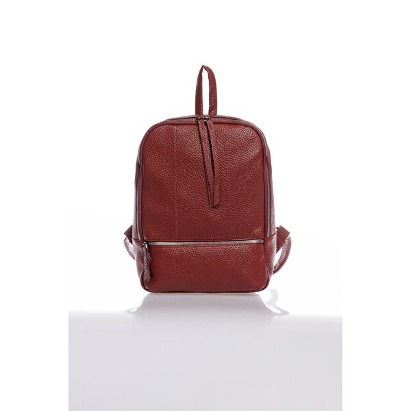 Deri Görünümlü Kadın Sırt Çantası